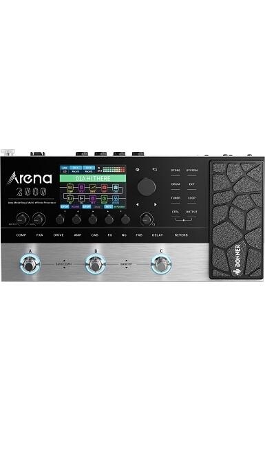 Donner Arena 2000 guitar-multieffekt-pedalboard